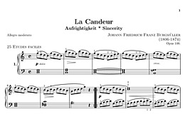 Inquiétude Original version - Piano - Sheet music - Cantorion - Free ...