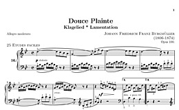 Inquiétude Original version - Piano - Sheet music - Cantorion - Free ...