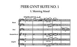Peer Gynt Suite No. 1 1. Morning Mood (piano solo) - Piano - Sheet ...