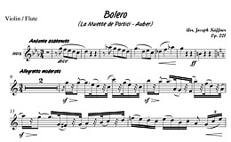 Bolero Full Score - - Sheet music - Cantorion - Free sheet music, free ...