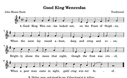 Good King Wenceslas Voice, SATB - Sheet music - Cantorion - Free sheet ...