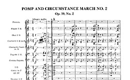 Pomp and Circumstance March No. 1 Full score - Orchestra - Sheet music ...