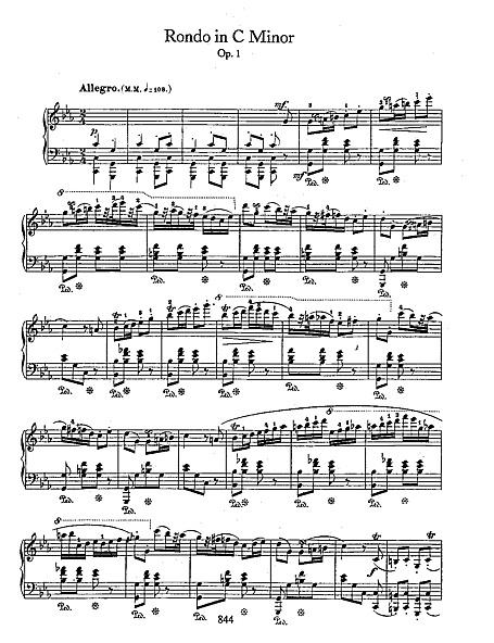Rondo Piano - Sheet music - Cantorion - Free sheet music, free scores