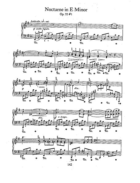 Nocturne Piano - Sheet music - Cantorion - Free sheet music, free scores